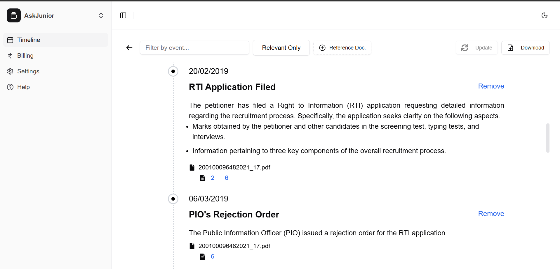 Timeline | Win Your Case with Clear Chronology